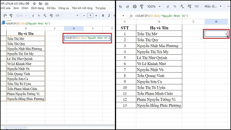 How to count cells containing text in Google Sheets with a few simple steps - Vietnam.vn