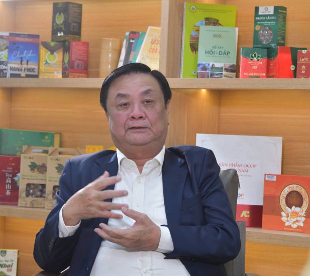 Bộ trưởng Bộ NNPTNT Lê Minh Hoan: Tư duy xanh, sản xuất xanh là xu thế không thể đảo ngược ...