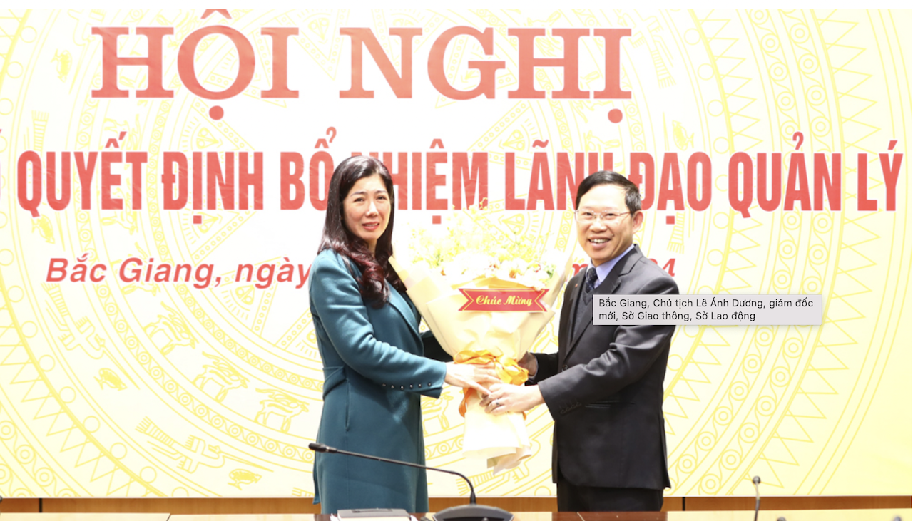 Bắc Giang bổ nhiệm hai tân Giám đốc Sở - Vietnam.vn