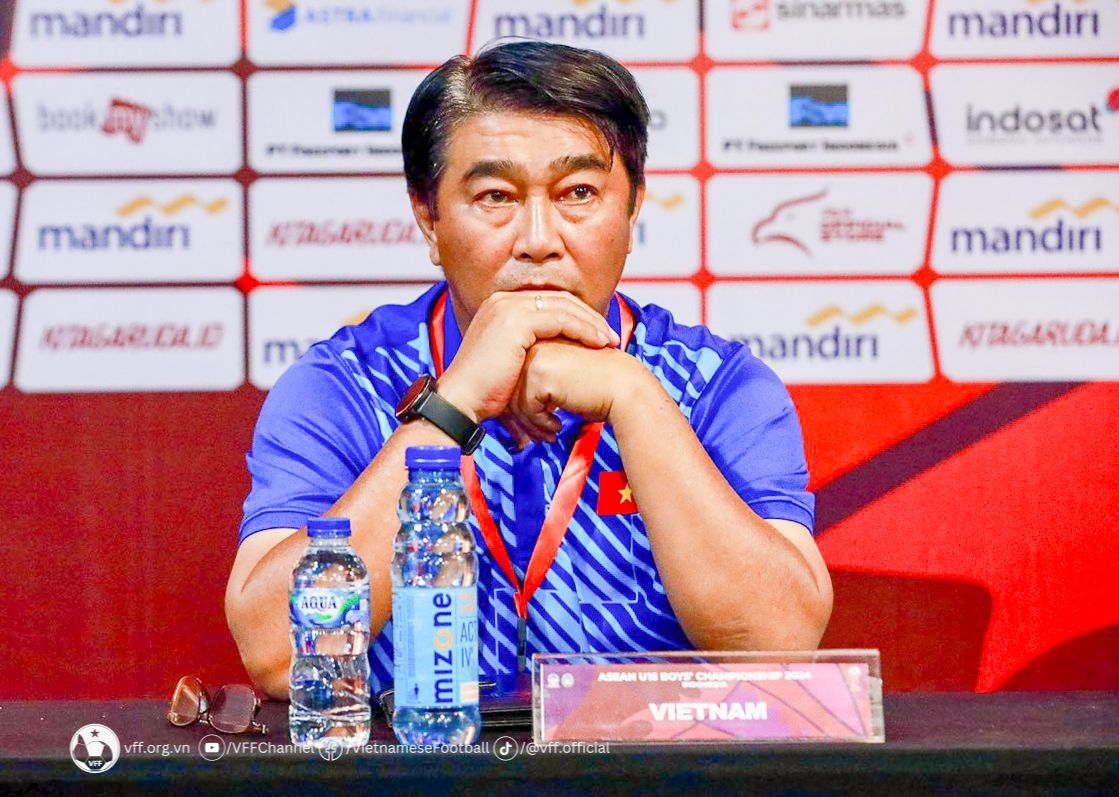 U.16 Vietnam met Thailand in a historic match, what did coach Tran Minh Chien say? - Vietnam.vn