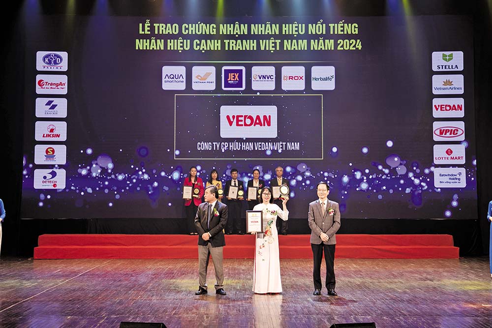 Vedan Việt Nam được vinh danh “Top 10 nhãn hiệu nổi tiếng Việt Nam” năm 2024 - Vietnam.vn